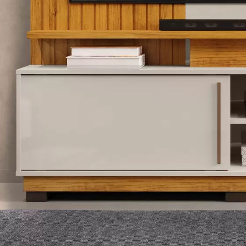 Estante Home DJ Móveis Atenas com Pés Cedro/Bali – Rede Unilar HS Móveis